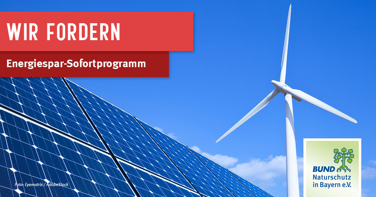 Sofortprogramm für Energieeinsparung und Ausbau der Erneuerbaren - BUND ...