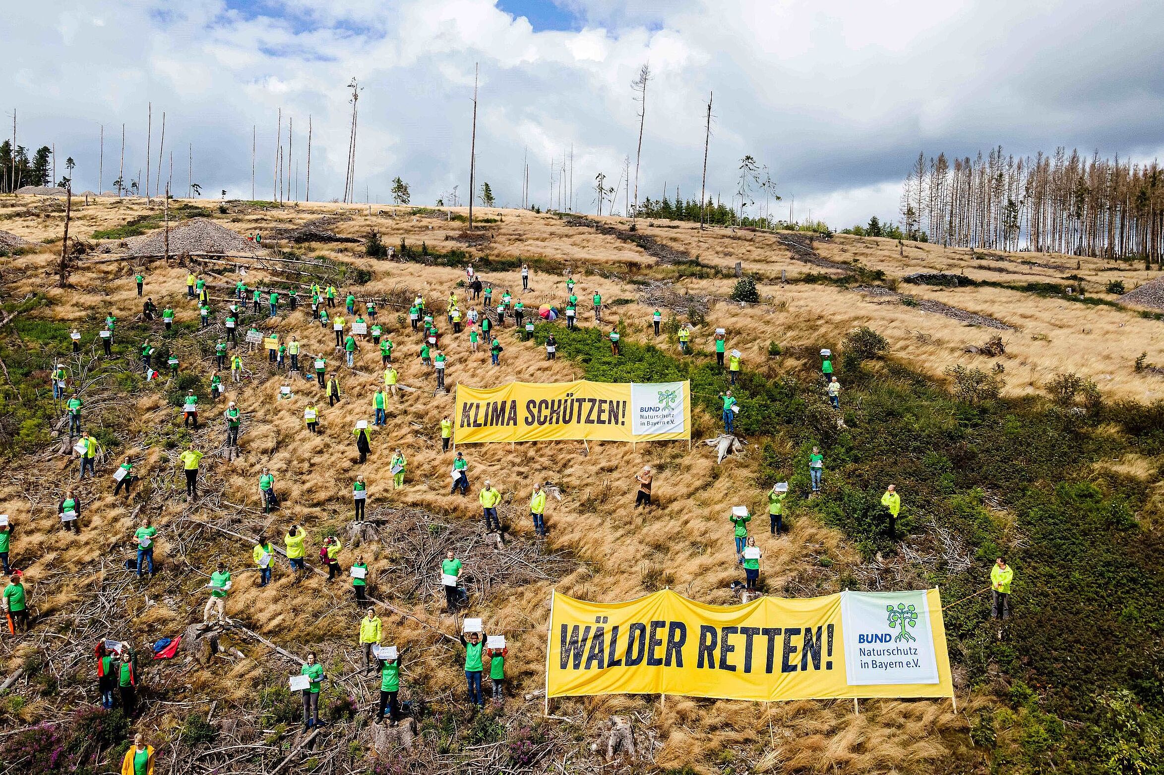 Apokalyptische Bilder im Frankenwald - BN fordert mehr Klimaschutz, um Waldsterben zu stoppen ...