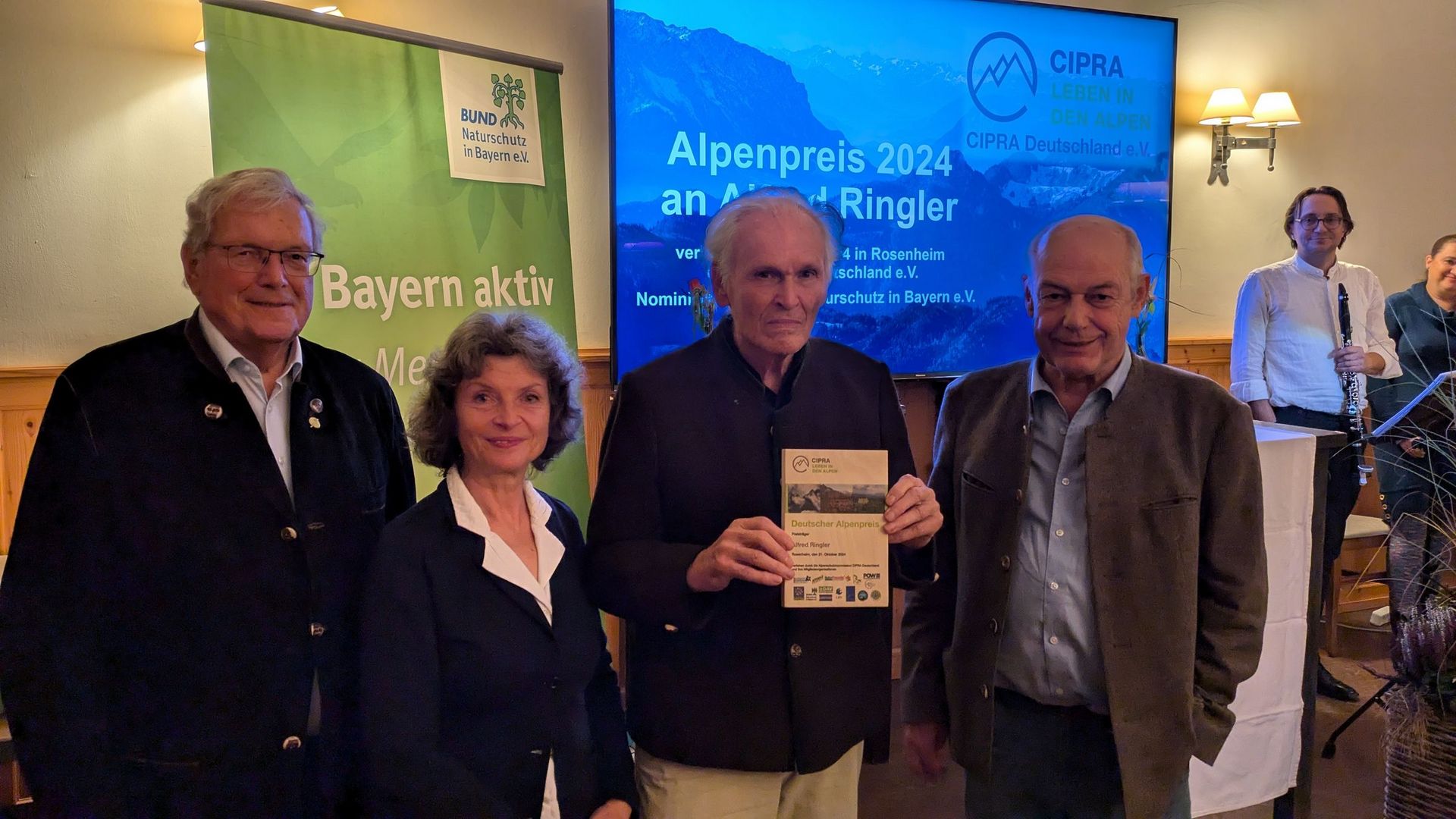Verleihung des Deutschen Alpenpreises: CIPRA-Alpenpreis für Alfred ...